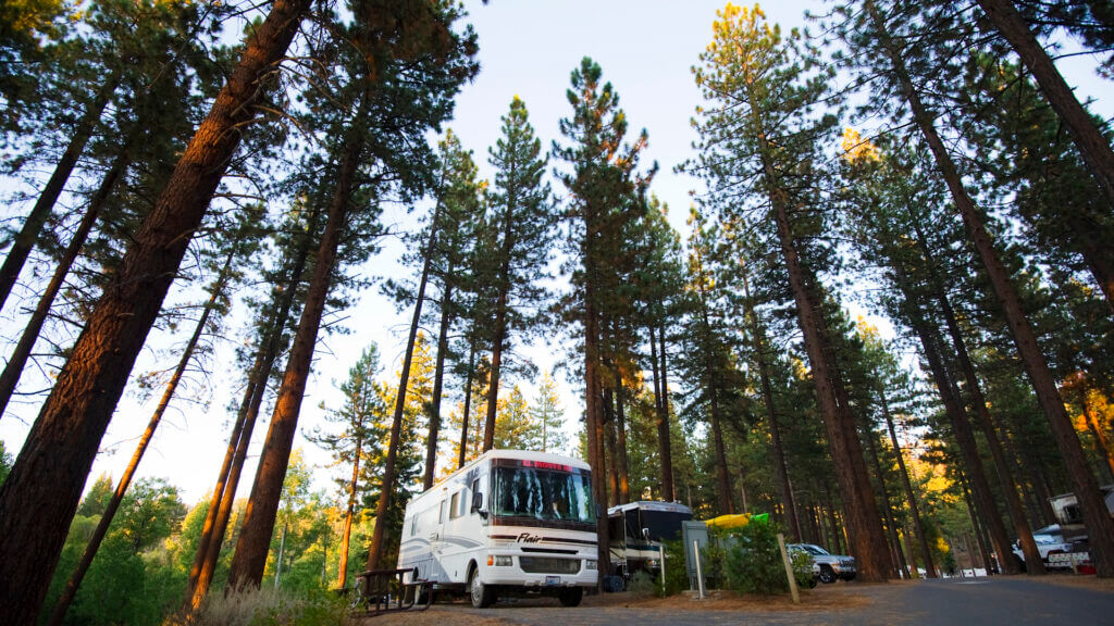 Six Rv Campgrounds In South Lake Tahoe Rv Campgrounds Lake Tahoe
